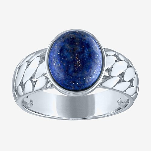 Click here for Mens Genuine Lapis Sterling Silver Oval Fashion Ri... prices
