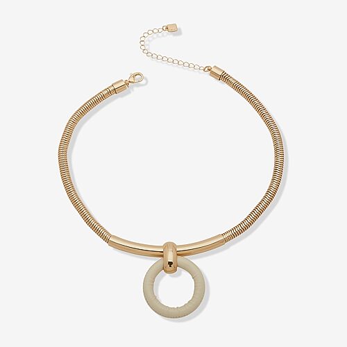 Click here for Worthington Gold Tone Womens 8 1/2 Inch Pendant Ne... prices