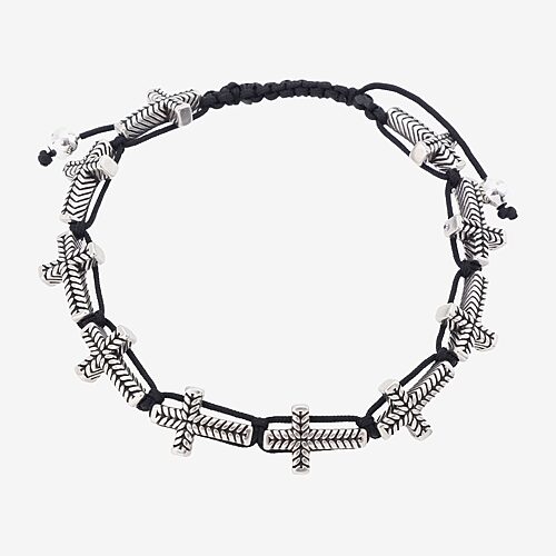 Click here for J.P. Army Mens Cross Bolo Bracelet  One Size prices