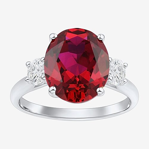 Click here for Womens Gemstone & 3/8 CT. T.W. Lab-Grown Diamond S... prices