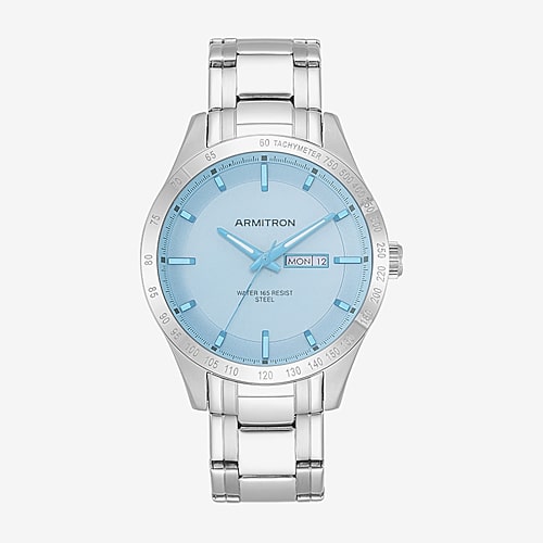 Click here for Armitron Mens Silver Tone Stainless Steel Bracelet... prices