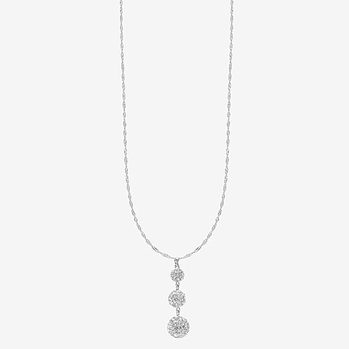 Click here for Monet Jewelry Womens Glass Round 17 Inch Pendant N... prices