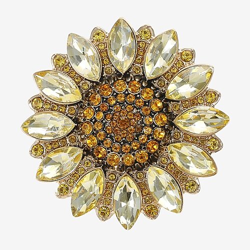 Click here for Monet Jewelry Yellow Glass Pin  One Size  Yellow prices