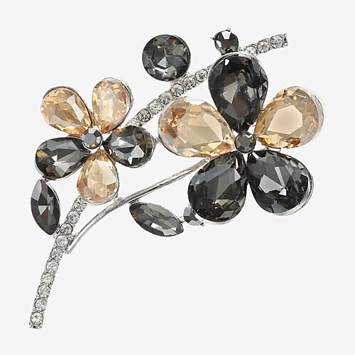 Click here for Monet Jewelry Gray Glass Pin  One Size  Gray prices