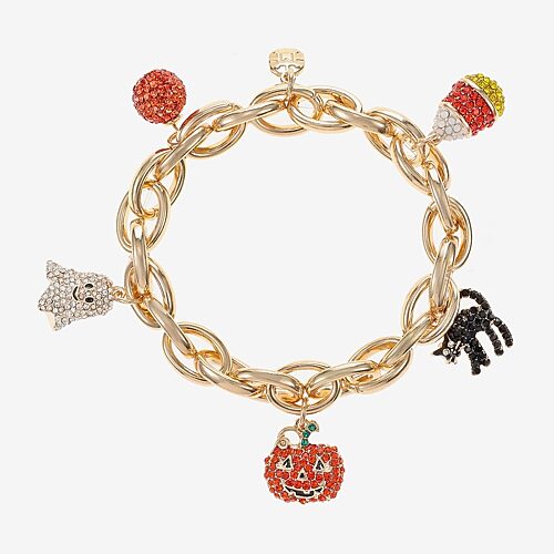 Click here for Monet Jewelry Womens Multi Color Glass Charm Brace... prices