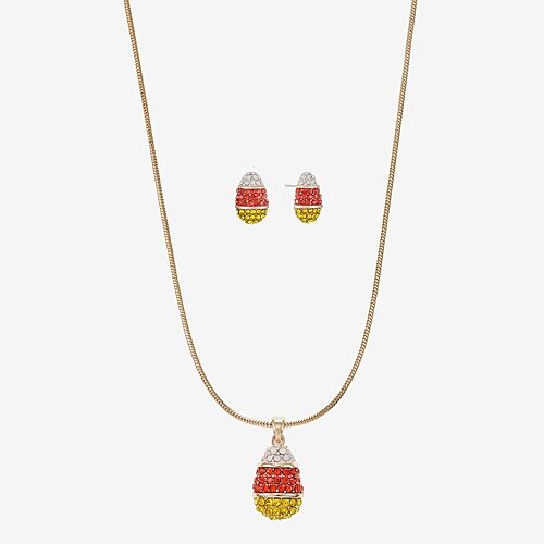 Click here for Monet Jewelry Womens Multi Color Glass 2-pc. Penda... prices