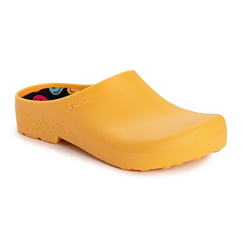 Click here for Muk Luks Womens Garden Clog and Glove Set - Smiley... prices