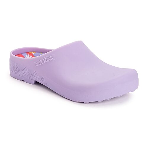 Click here for Muk Luks Womens Garden Clog and Glove Set - Lavend... prices