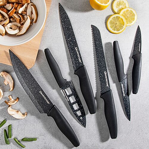 Click here for Granitestone Nutriblade 6-pc. Easy Grip Handle Kni... prices