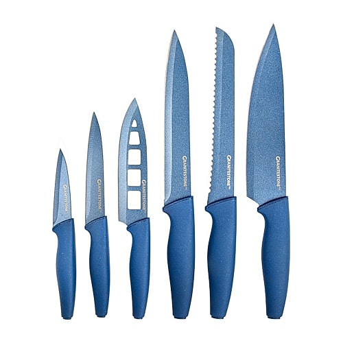 Click here for Granitestone Nutriblade 6-pc. Easy Grip Handle Kni... prices