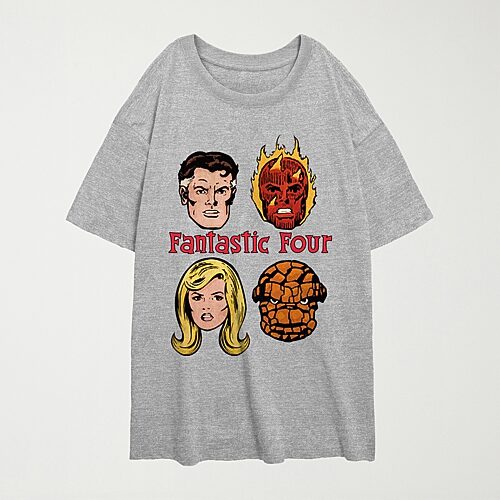 Click here for Fantastic Four Comic Tee Womens Juniors Crew Neck... prices