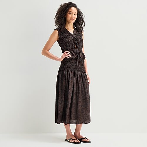 Click here for a.n.a Womens Maxi Skirt  Medium  Brown prices