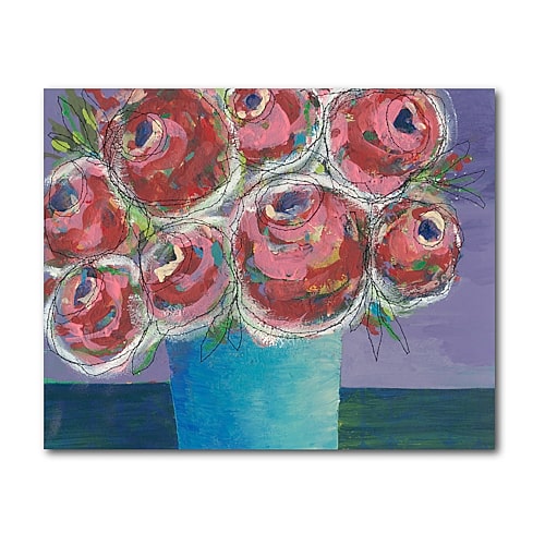 Click here for Courtside Market Candy Flowers Canvas Art  One Siz... prices
