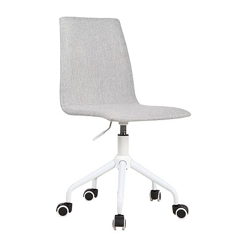 Click here for Linen Rolling Swivel Office Chair  One Size  Gray prices