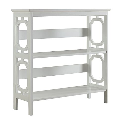 Omega 3 Tier Bookcase - White