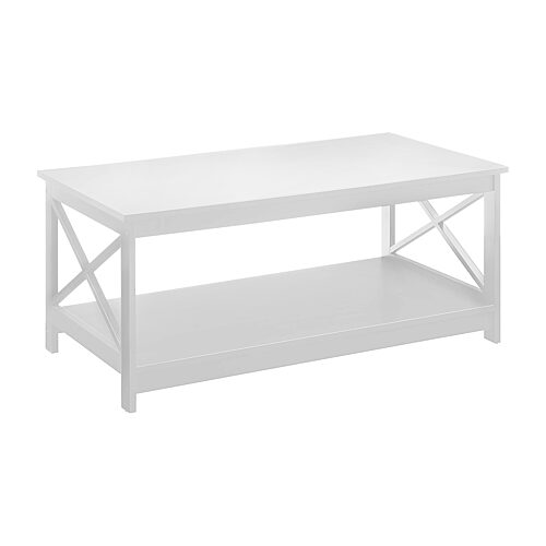 Click here for Oxford Coffee Table with Shelf  One Size  White prices