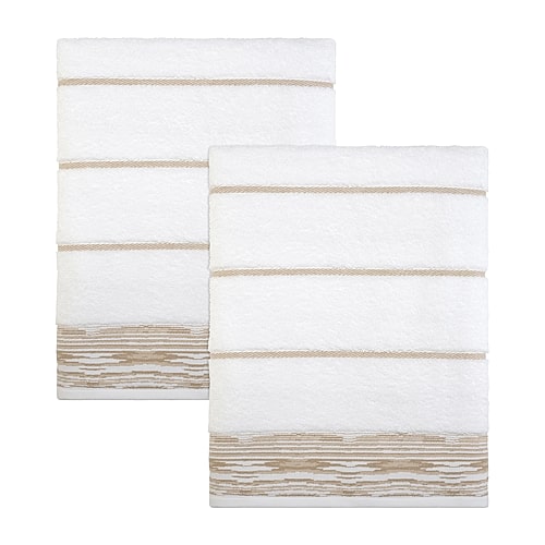Click here for Nicole Miller Sydney 2-pc. Geo Linear Bath Towel... prices