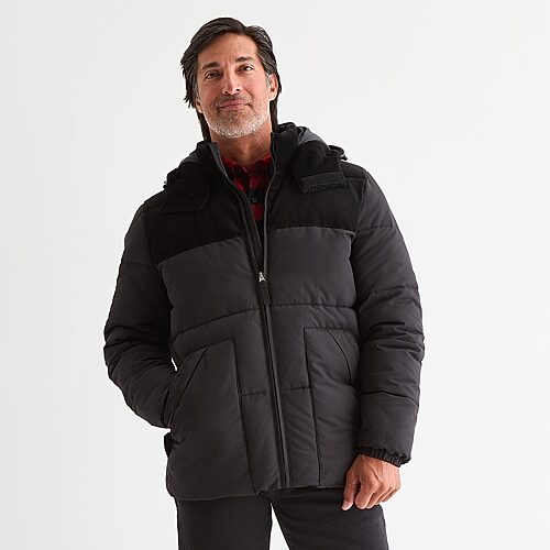 Click here for St. Johns Bay Mens Heavyweight Jacket  Large  Blac... prices