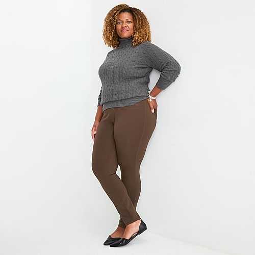 Click here for St. Johns Bay Womens Plus Skinny Pull-On Pant  3x... prices