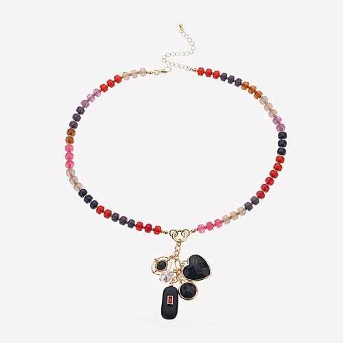 Click here for Bijoux Bar Womens 10 Inch Beaded Necklace  One Siz... prices