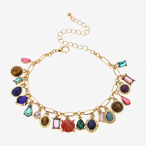 Click here for Bijoux Bar Womens Multi Color Charm Bracelet  One... prices
