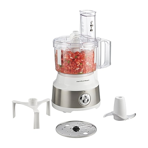 Hamilton Beach 10 Cup Bowl Scraper Food Processor - White