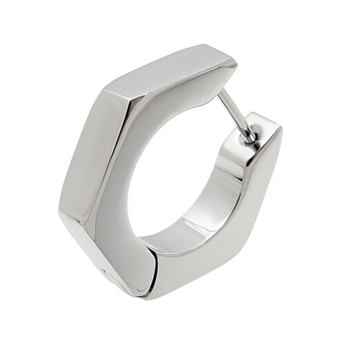 Click here for Mens Stainless Steel Huggie Hoop Earring  One Size... prices