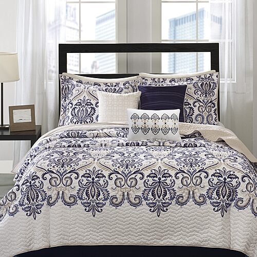 Click here for Madison Park Cali Quilted 6-Pc. Quilt Set  King/Ca... prices