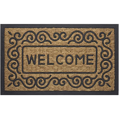 Click here for Achim Scrolls Scroll Rectangular Doormat  One Size... prices