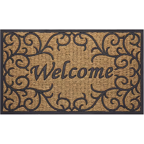 Click here for Achim Welcome Vines Coir 18X30 Doormat  One Size... prices