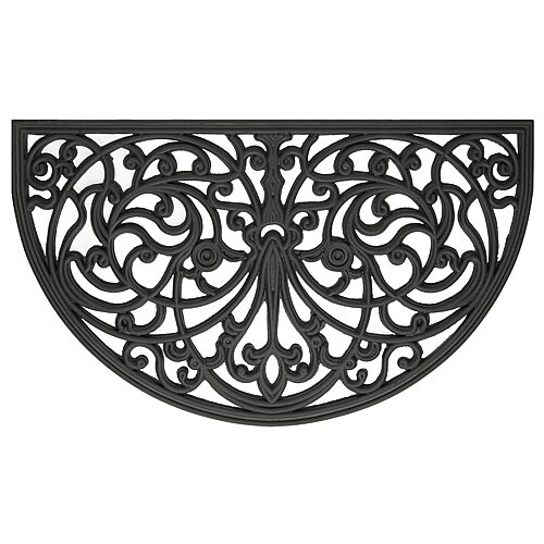 Click here for Achim Ironworks Rubber 18X30 Wedge Doormat  One Si... prices