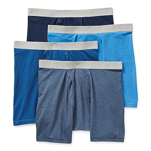 Click here for Stafford Cotton Mens Big and Tall 4 Pack Boxer Bri... prices