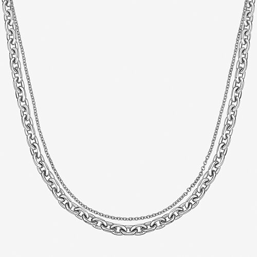 Click here for Mens Stainless Steel 22 Inch Link Chain Necklace... prices