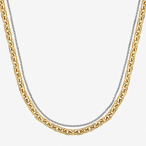 Click here for Mens Stainless Steel 22 Inch Link Chain Necklace... prices