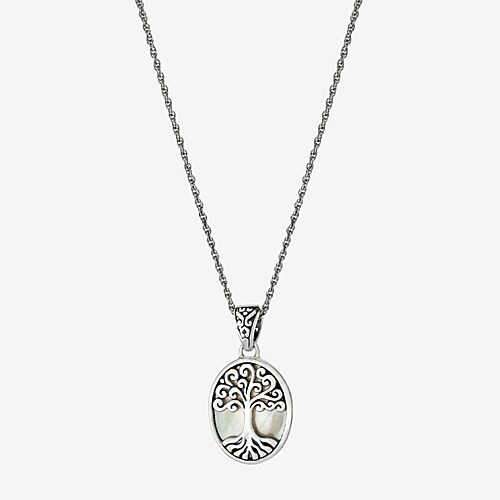 Click here for Tree Of Life Womens White Mother Of Pearl Sterling... prices