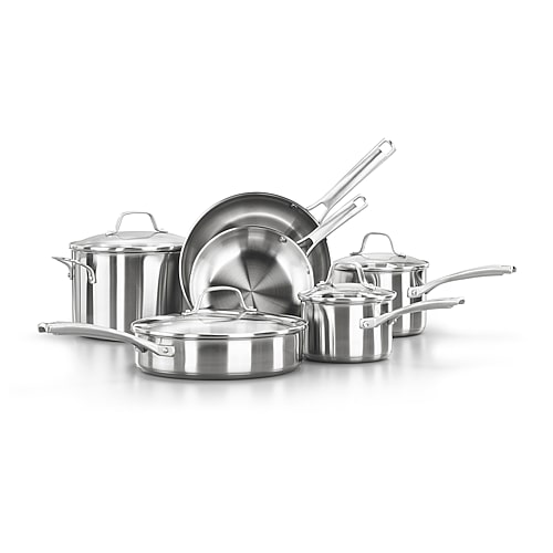 Click here for Calphalon Stainless Steel 10-pc. Cookware Set  One... prices