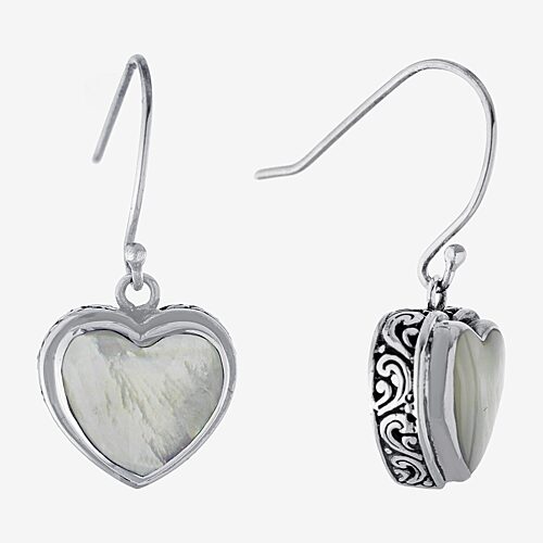Click here for Bali Inspired Womens White Mother Of Pearl Sterlin... prices