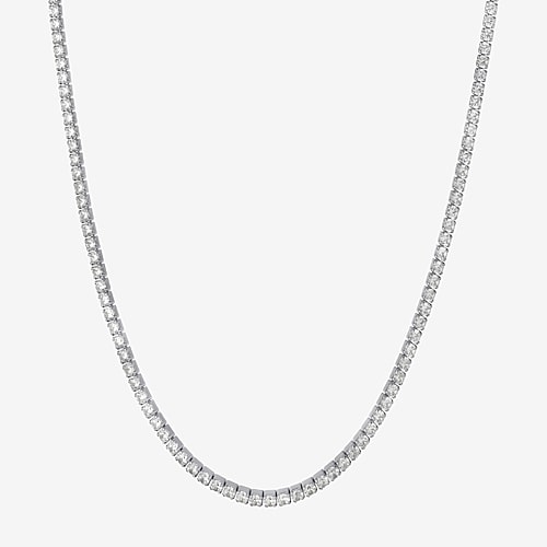 Click here for Adjustable Length Womens Cubic Zirconia Sterling S... prices