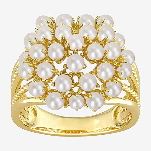 Click here for Womens 2.5MM White Cultured Freshwater Pearl 18K G... prices