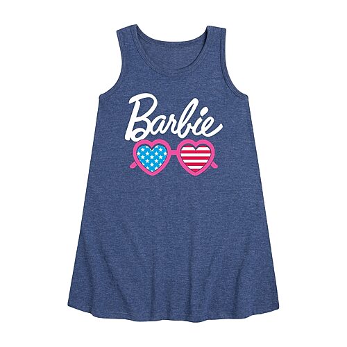 Click here for Big Kid Girls Sleeveless Barbie A-Line Dress  Larg... prices