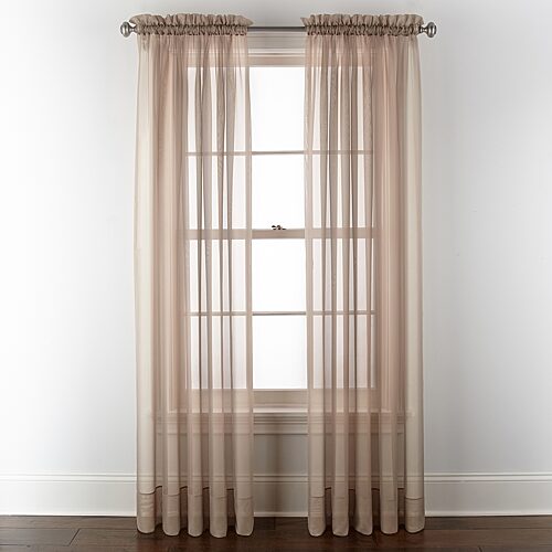 Click here for Liz Claiborne Lisette Rod Pocket Sheer Single Curt... prices