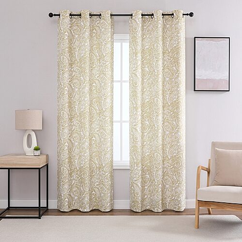 Click here for Regal Home Hardy Grommet Top Blackout Set of 2 Cur... prices