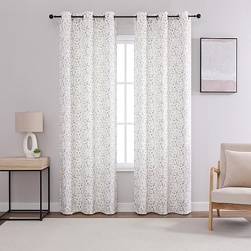 Click here for Regal Home Colin Grommet Top Blackout Set of 2 Cur... prices