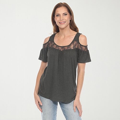 Click here for White Mark Womens Round Neck Short Sleeve Blouse... prices