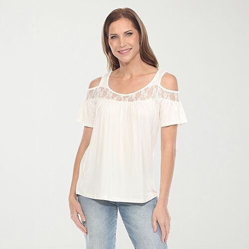 Click here for White Mark Womens Round Neck Short Sleeve Blouse... prices