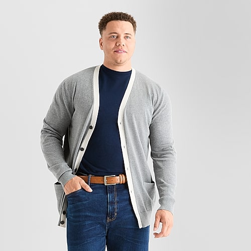 Click here for St. Johns Bay Fine Gauge Mens V Neck Long Sleeve B... prices