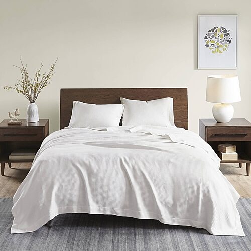 Click here for Madison Park Egyptian Cotton Blanket  One Size  Wh... prices