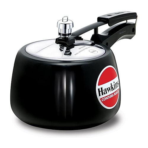 Hawkins 3 Liter Hard Anodised Pressure Cooker - Black