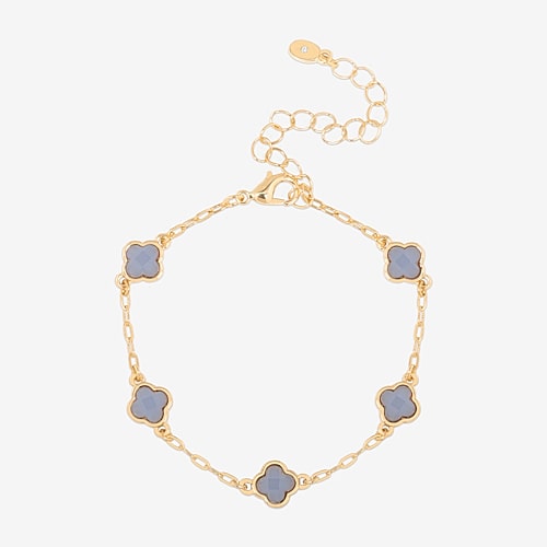 Click here for Bijoux Bar Delicates Womens 7.5 Inch Solid Link Cl... prices