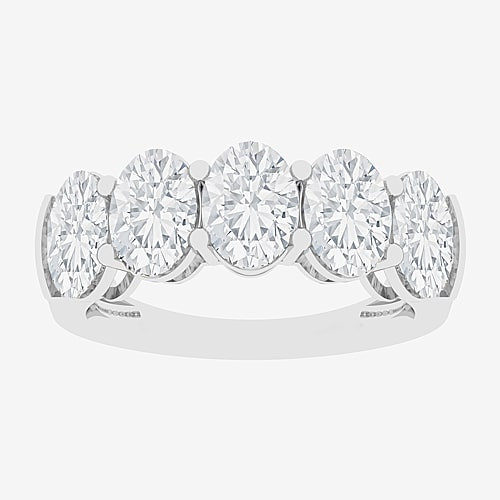 Click here for (F / Vs2) Womens 23.MM 4 CT. T.W. Lab Grown White... prices